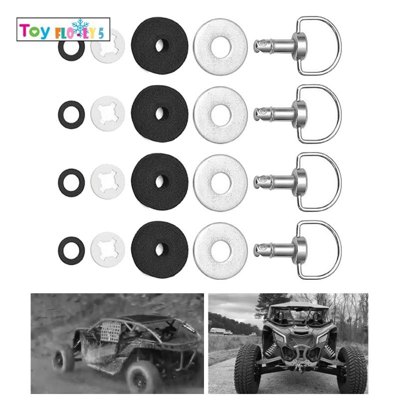 [Flurishroly5] 4 ชิ้น หมุดหลังคาสลักเกลียวแบบปลดเร็ว 715003815 รองรับ ...