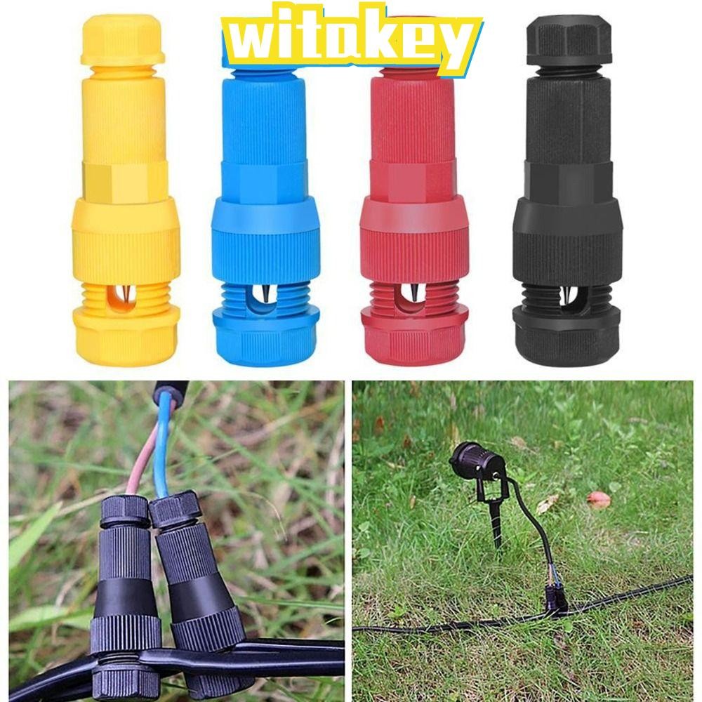 WITAKEY Fastlock ตัวเชื่อมต่อเจาะ,ประเภทเจาะแรงดันต่ําขั้วต่อสายไฟ,ข้อต่อสาขา,กันน้ํา Crimp ...