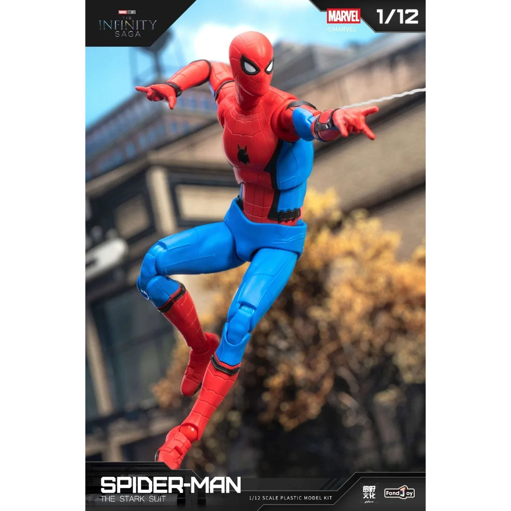 ใหม่ Fondjoy Spider-Man Stark ชุดชุด 1/12 Spider-Man ประกอบรุ่น ...