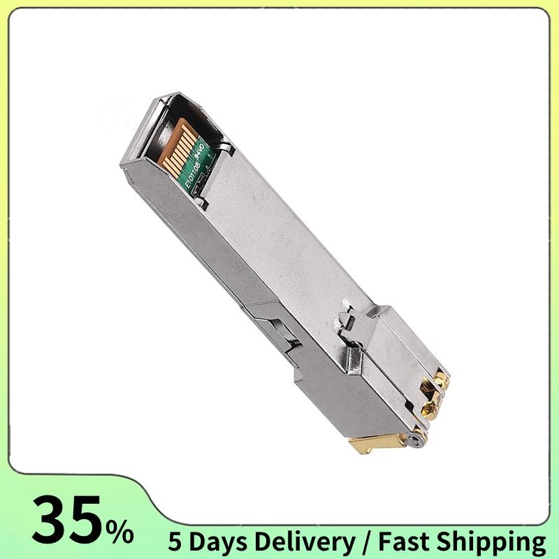 โมดูล Gigabit RJ45 SFP 10/100/1000Mbps SFP ทองแดง RJ45 SFP ตัวรับส่งสัญญาณ Gigabit Ethernet ...