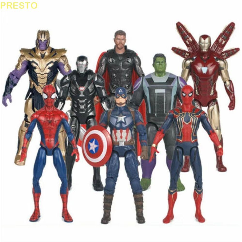 PRESTO Marvel Action Figure, Joint Movable Boy Cool Avengers ของเล่น ...