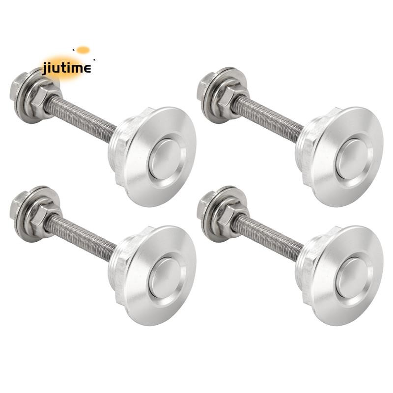4X Quick Release Push Hood Latch ปุ่มรถ Pin Bonnet ล็อคกันชนคลิป ...