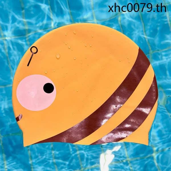 People Swimming Cap Design Court bee หมวกว่ายน้ํา Sand bee Cool bee ...