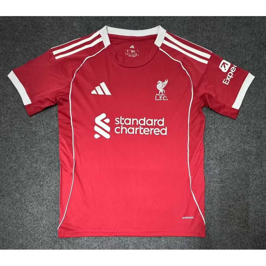 พัดลมรุ่น 2526 เสื้อยืดแขนสั้น Liverpool home jersey AAA+ | Shopee Thailand