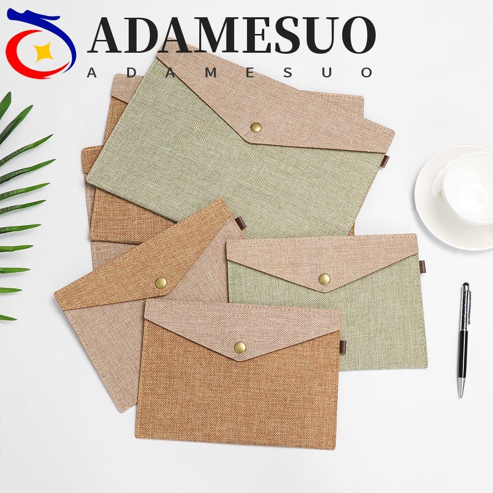 ADAMESUO แฟ้มซองเก็บ A4/A5 กระเป๋าเอกสารเครื่องเขียนกรณีโรงเรียน Home แฟ้มโฟลเดอร์ | Shopee Thailand