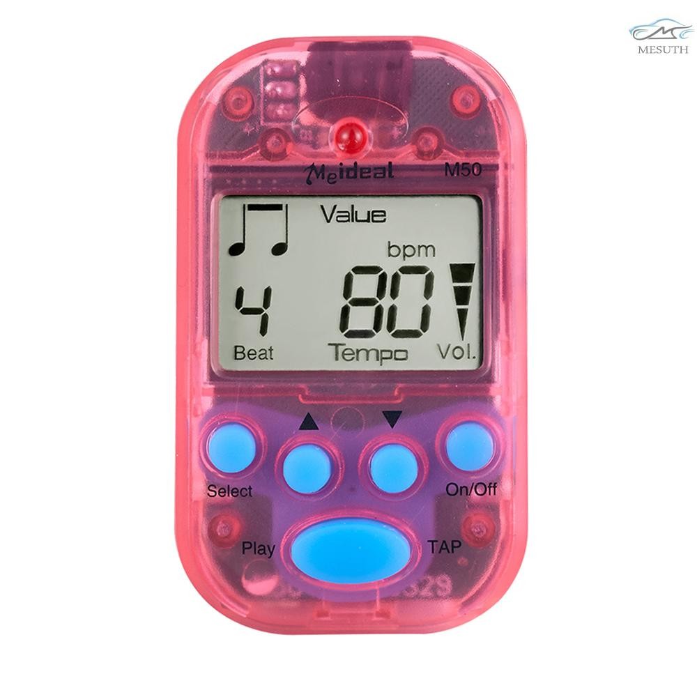 Fast Delivery Professional Metronome M50 Digital LCD Clip-on Tuner ...