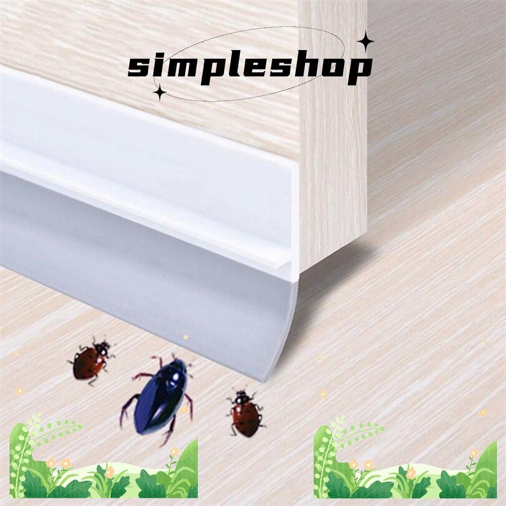 SIMPLESHOP แถบซีลประตู, แถบร่างประตู PVC กันเสียง, กาวในตัวกันลมหน้าต่างป้องกันการชนกัน ...