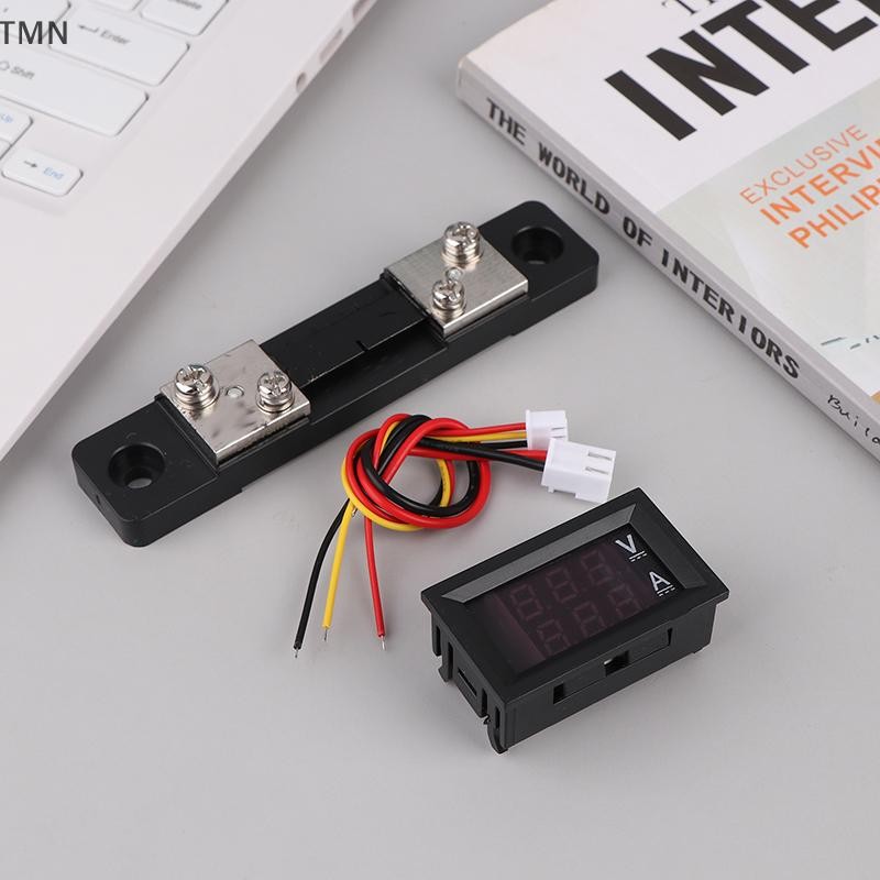 [TMN] Mini Digital Voltmeter Ammeter DC 0-100V 50A Amp Volt Volt Volt ...