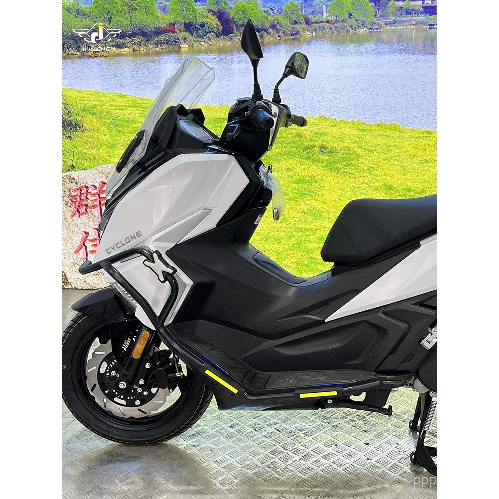 เหมาะสำหรับมอเตอร์ไซค์ Zongshen Saike Long RT1 บาร์ป้องกันรอบด้าน SR150T โครงกันชนหนาและเสริมแรง ...