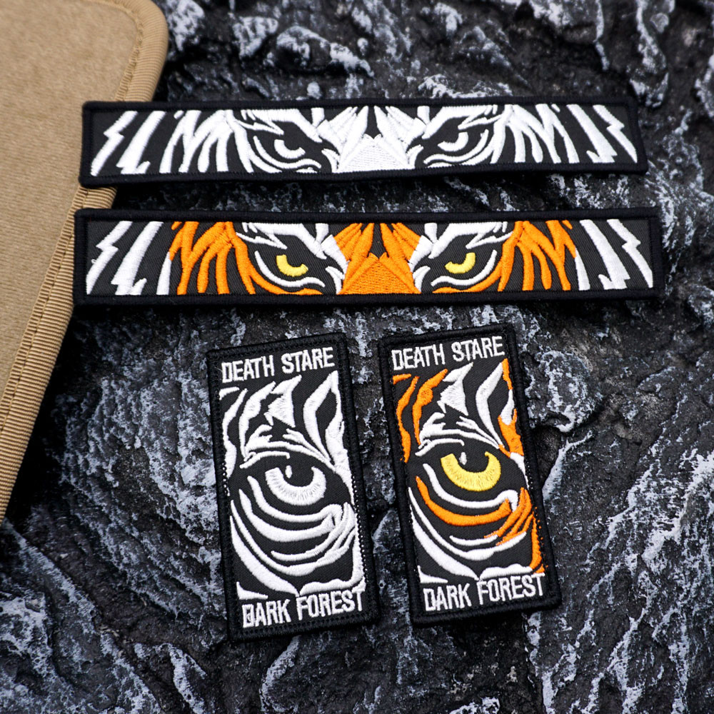 ปัก Velcro Tiger Watch เสือน่ารัก Velcro Felt Cloth Patch สติกเกอร์ ...