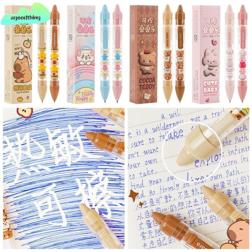 อGOODTHING ปากกาเป็นกลาง, แปรงแห้งเร็ว Stackable Music Set Capybara Pen ...
