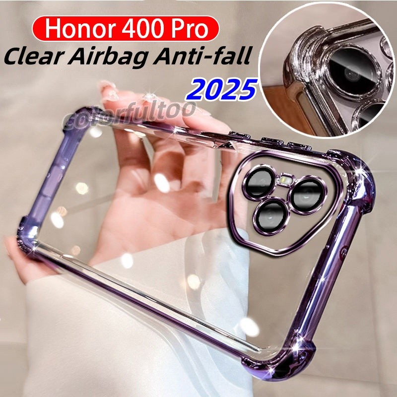 Honor 400 5GปลอกสําหรับHonor 400 Pro 400Pro 400Lite Honor400 5G 2025 ชุบซิลิโคนTPUกันกระแทกใส ...