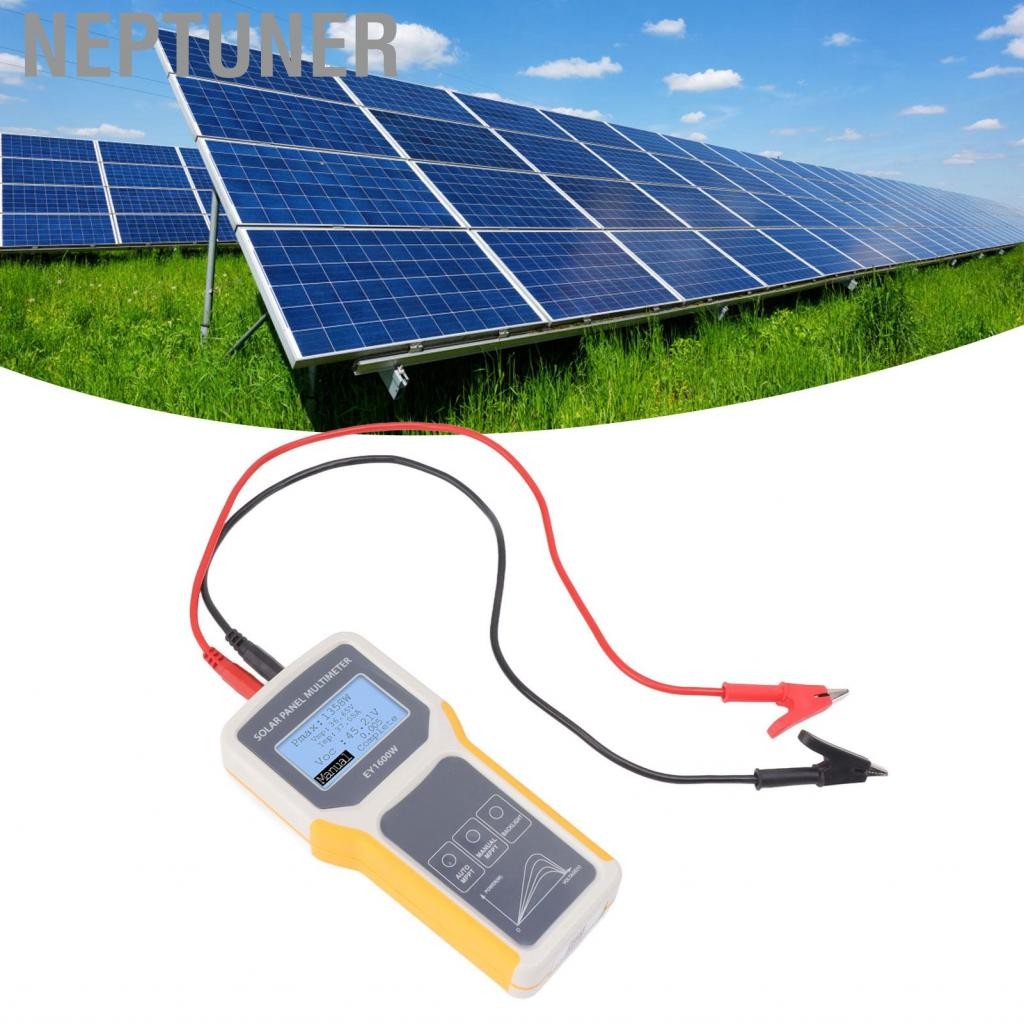 NEPTUNER JEANOKO SOLAR PANEL TESTER POTOVOLTAIC MULTIMETER EY1600W ...