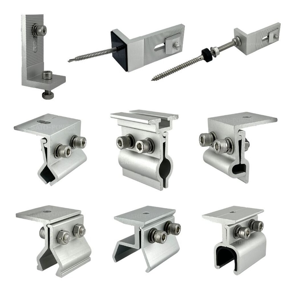 SUNFORSON อุปกรณ์ยึดแผงโซลาร์เซลล์ SFS L-Feet แคล้มยึดเมทัลชีท | ใช้กับ ...