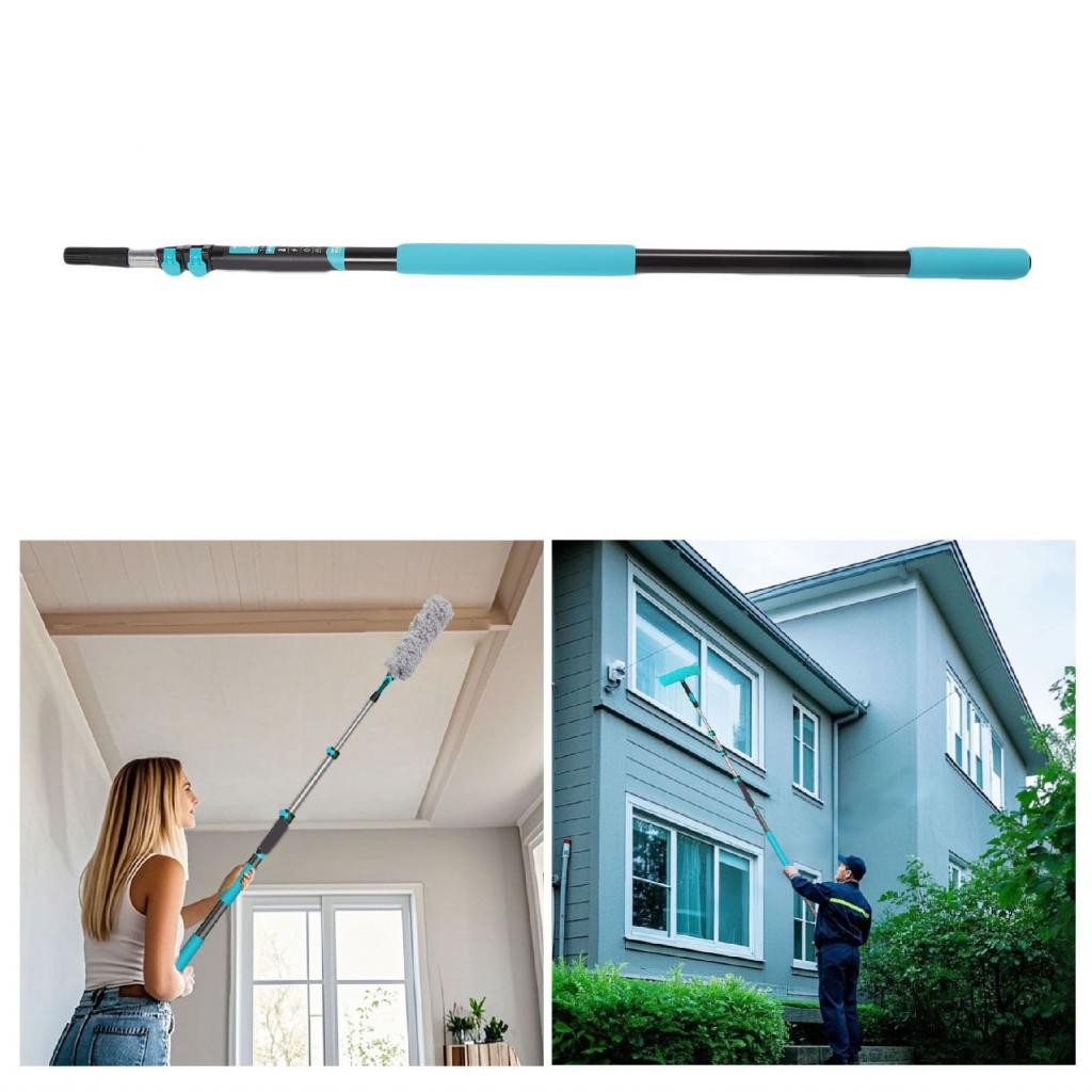 Paint Roller Extension Pole 12ft 3.94-9.84ft telescopic ที่มีเสถียร ...