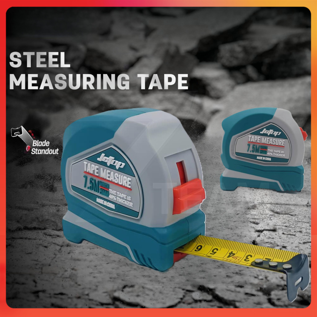 Jctop TALI เทป l เทป PENGKUR l PITA TAPE วัดเทปเหล็ก 7.5m x 25mm l ...