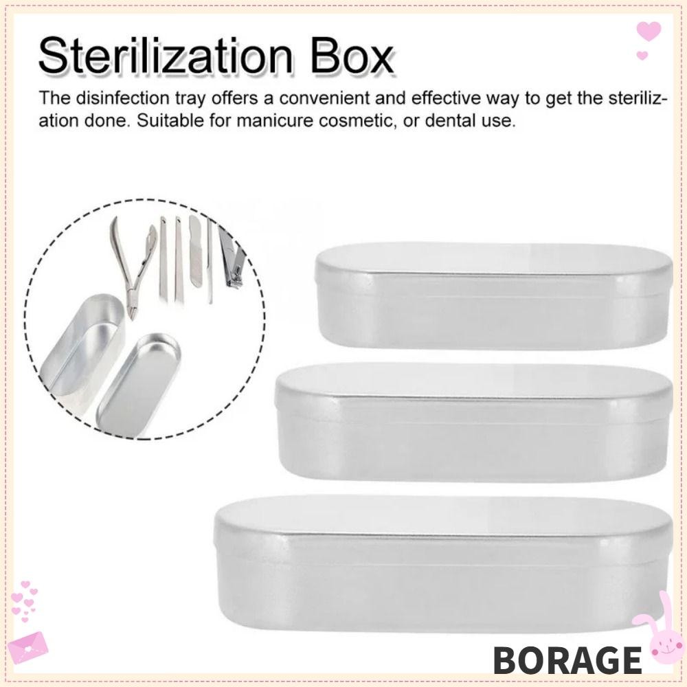 BORAG 1 ชิ้นกล่องฆ่าเชื้อ, 2 ml/5 ml/10 ml/20 ml เล็บเครื่องมือฆ่าเชื้อ ...