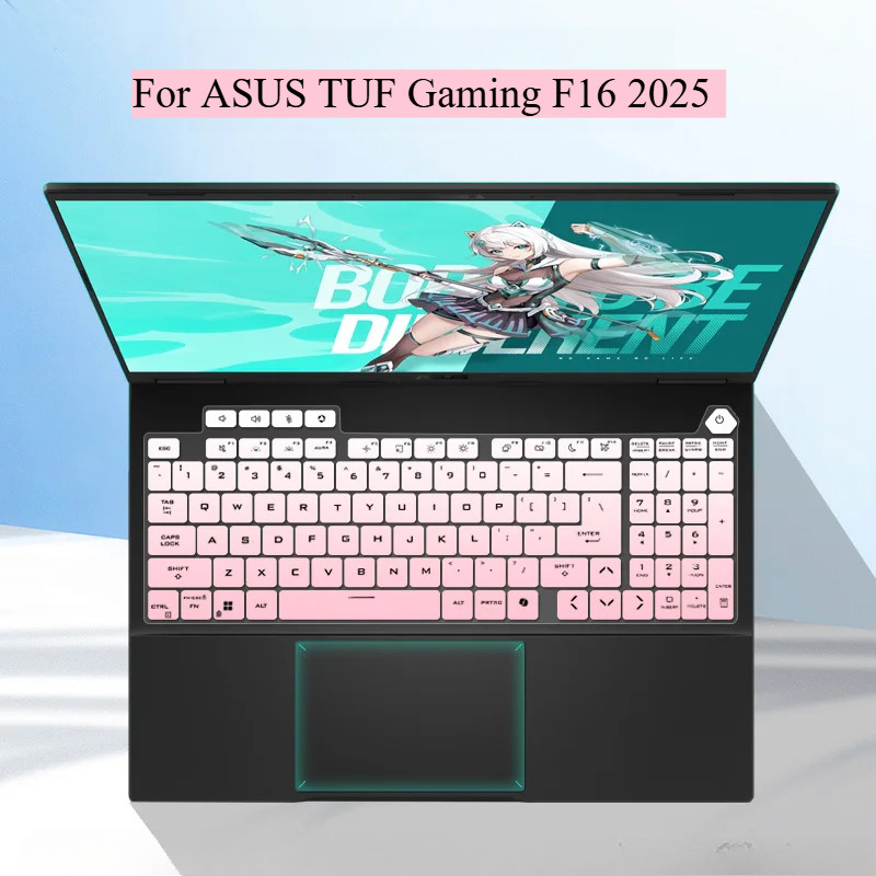 แป้นพิมพ์ซิลิโคนแล็ปท็อปสําหรับ ASUS TUF Gaming F16 2025 FX608J FX608 ...