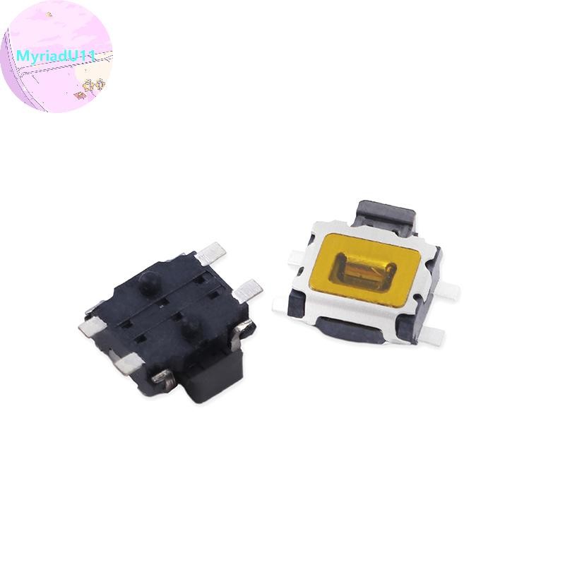 MyriadU 10 ชิ้น/ล็อต Micro Switch SMD 4Pin ด้านข้างโดย Light Touch ปุ่ม ...
