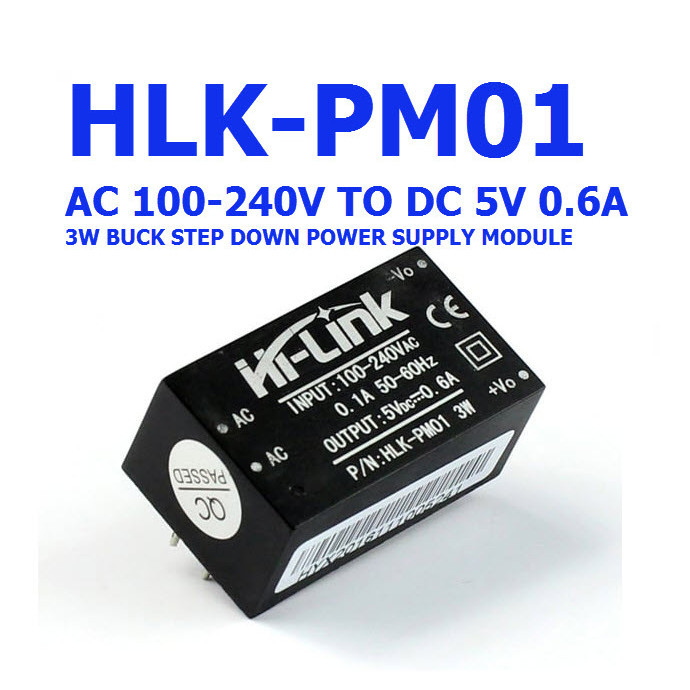 HLK-PM01 AC-DC 220V to 5V Step-Down Power Supply Module ของแท้ | Shopee ...