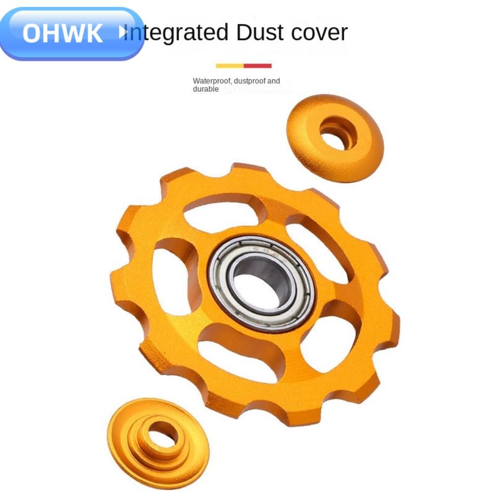 OHWK จักรยาน Jockey Roller, 11T Pulley Guide Roller MTB Jockey ล้อ, MTB จักรยาน 5 สีอลูมิเนียม ...