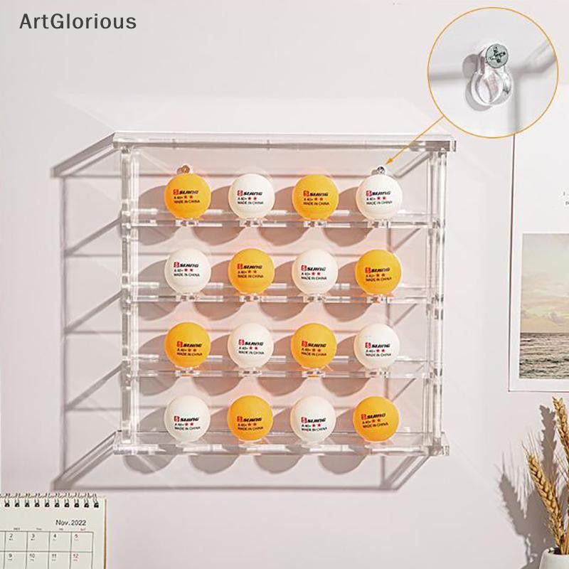 Art Golf Ball Display Rack Wall Mount Cabinet Holder อุปกรณ์ของสะสมทน ...