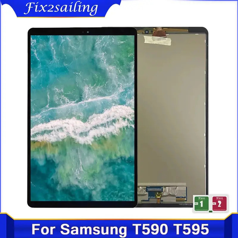 สำหรับ Samsung Galaxy Tab A2 T590 T595 SM-T595 SM-T590 จอแสดงผล LCD พร้อมแผงสัมผัสและชุดประกอบด ...