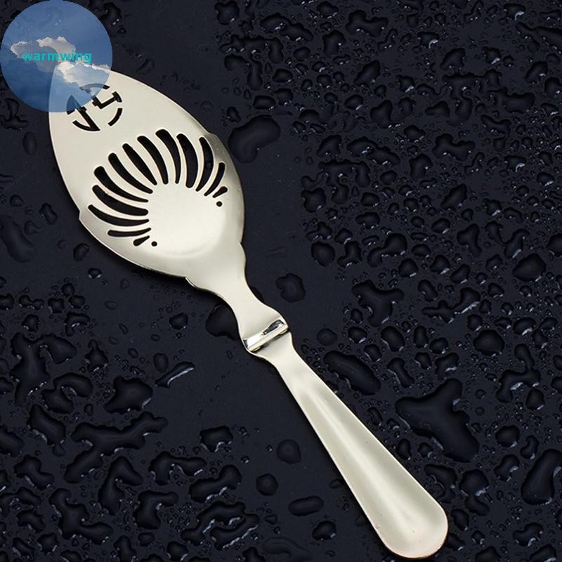 Warmwing 1 PC สแตนเลส Absinthe ช้อนลวดผสมกรองค็อกเทล Shaker ดื่มกระชอนกรองบาร์ Wormwood บาร์กรอง ...