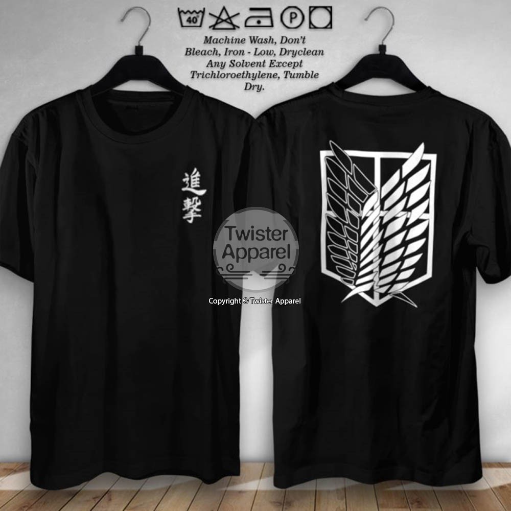 Attack on Titan Anime SNK Shingeki No Kyojin Scouting Legion เสื้อยืด ...