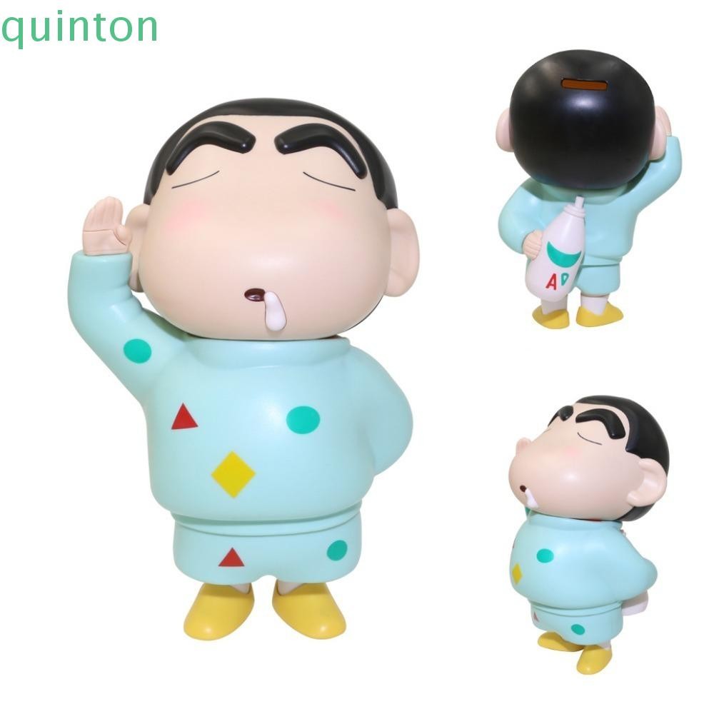 QUITON Crayon Shin Chan Piggy Bank, เปิดตกแต่ง Shin Chan ตุ๊กตา ...