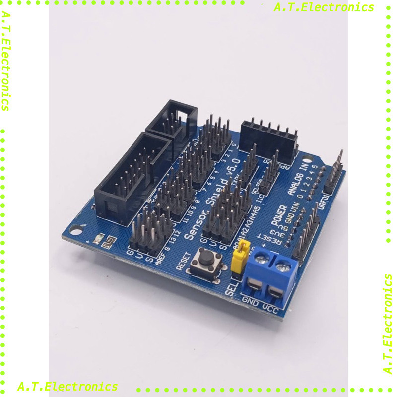 พร้อมส่ง! V5.0 บอร์ดขยายสําหรับ Arduino บล็อกตัวต่ออิเล็กทรอนิกส์หุ่น ...