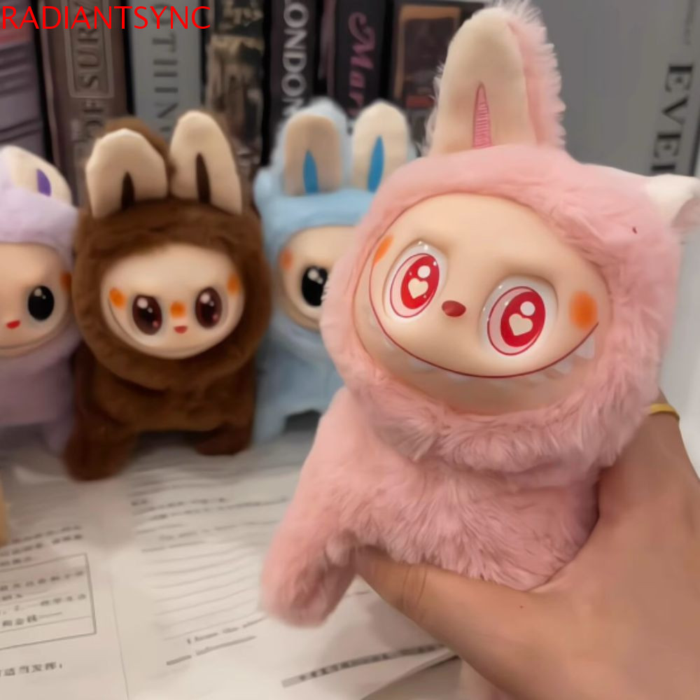 RADIANTSYNC ไฟฟ้า Labubu ของเล่น,เรืองแสงซิลิโคน Face Running ร้องเพลง Labubu, การ์ตูนสร้างสรรค์ ...