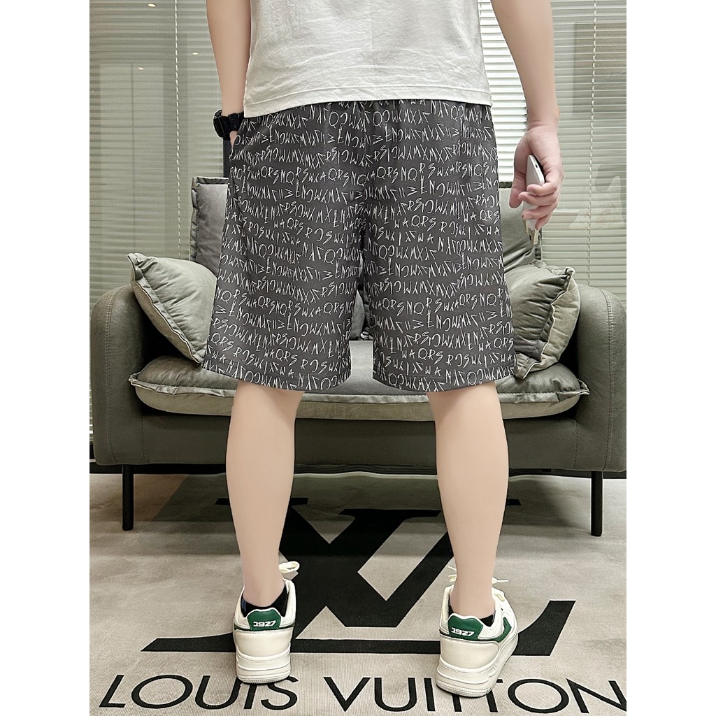 ZJ HOME กางเกงขาสั้น กางเกงลำลอง แฟชั่น สามารถสวมใส่ได้ทั้งชายหญิง ลวดลายสมัยใหม่ใส่สบายเนื้อผ้า ...