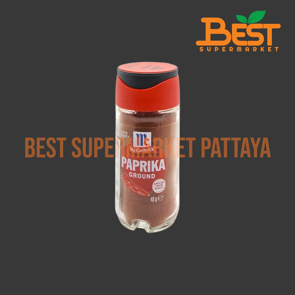 แม็คคอร์มิค ปาปริก้า พริกปาปริก้าบดละเอียด 40 กรัม. McCormick Paprika Ground. 40 g. | Shopee ...