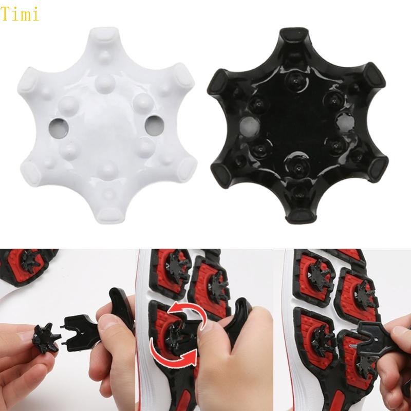Timi 14 ชิ้น Spikes Soft Spikes Fast Twists Stud เปลี่ยน Cleats Golf Training Aids รองเท้ากอล์ฟ ...