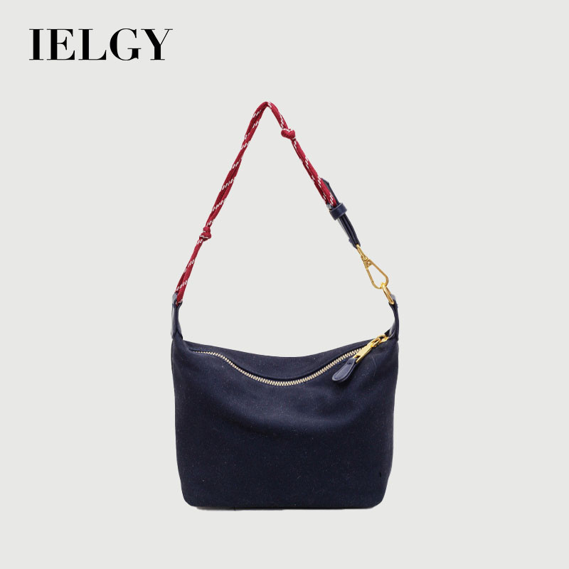 IELGY Canvas Dumpling Bag Crossbody Large Capacity Casual All-Match ...