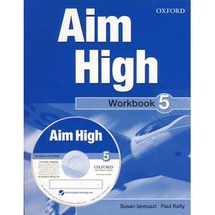 Bundanjai (หนังสือเรียนภาษาอังกฤษ Oxford) Aim High 5 : Workbook +CD (P ...