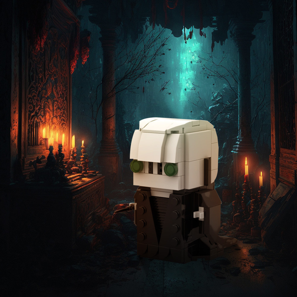 MOC Harry Pottervard Magical Movie Character Square Head Building ...