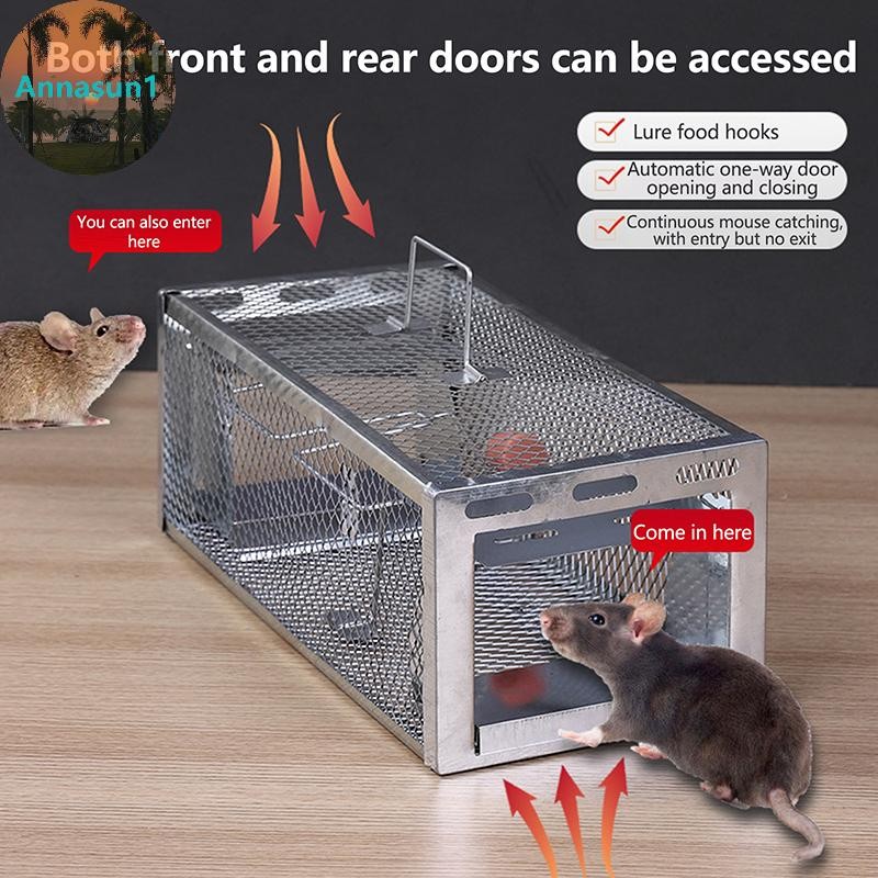 Annasun ใหม่ Multi-Catch Rodent Mouse Trap กรง Pest Control ทั้งหมดหนู ...