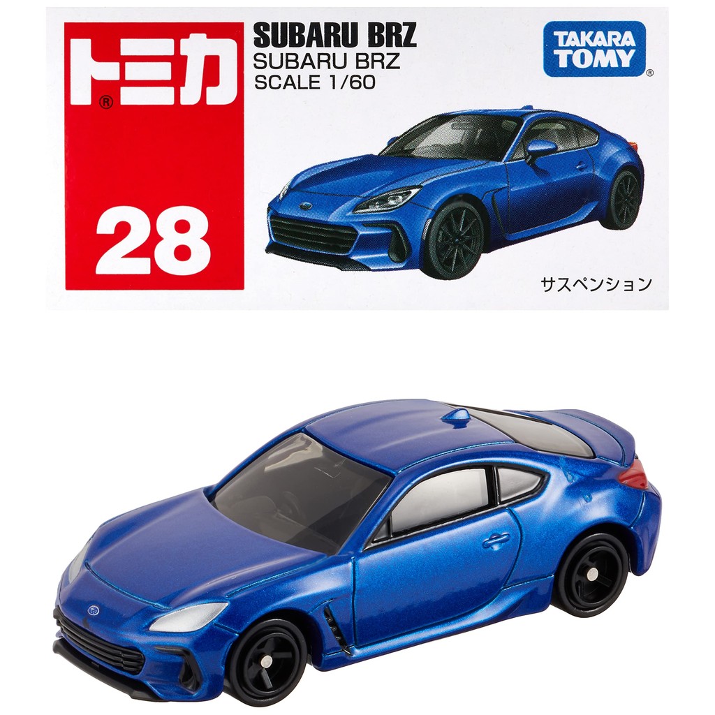 TAKARA TOMY "TOMICA No.28 SUBARU BRZ Box" Mini Car Toy for Ages 3 and ...