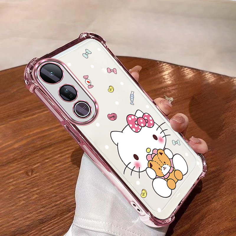 สําหรับVivo V50 Lite 5Gกรณีซิลิโคนอ่อนนุ่มElectroplating TPU SoftCase ...