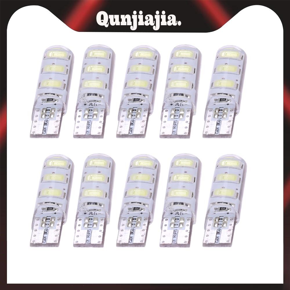 10 ชิ้น T10 5630 W5W ซิลิกาเจล 6MSD LED ภายในรถหลอดไฟอ่านหนังสือ | Shopee Thailand