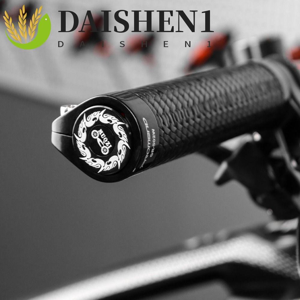 ดาISHEN1 1คู่จักรยาน Handlebar Plugs, Universal รูปแบบเปลวไฟ End Caps ...