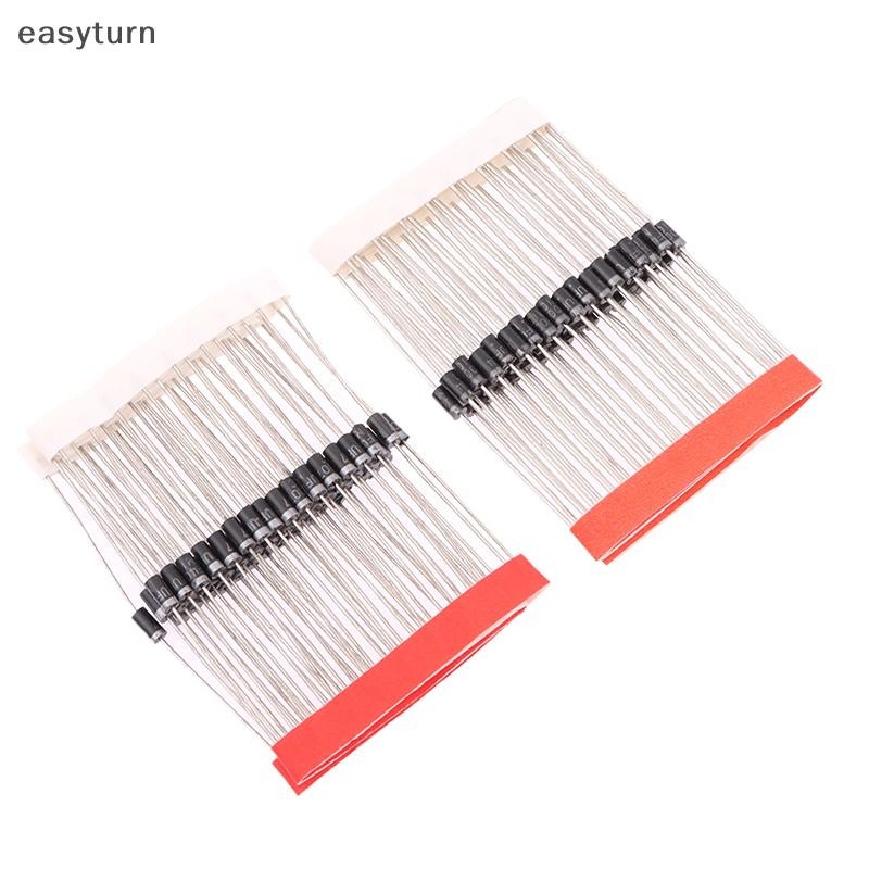 Easyturn 50 ชิ้น Schottky Rectifier ไดโอด UF4004 UF4007 1A 400V 1000 ...