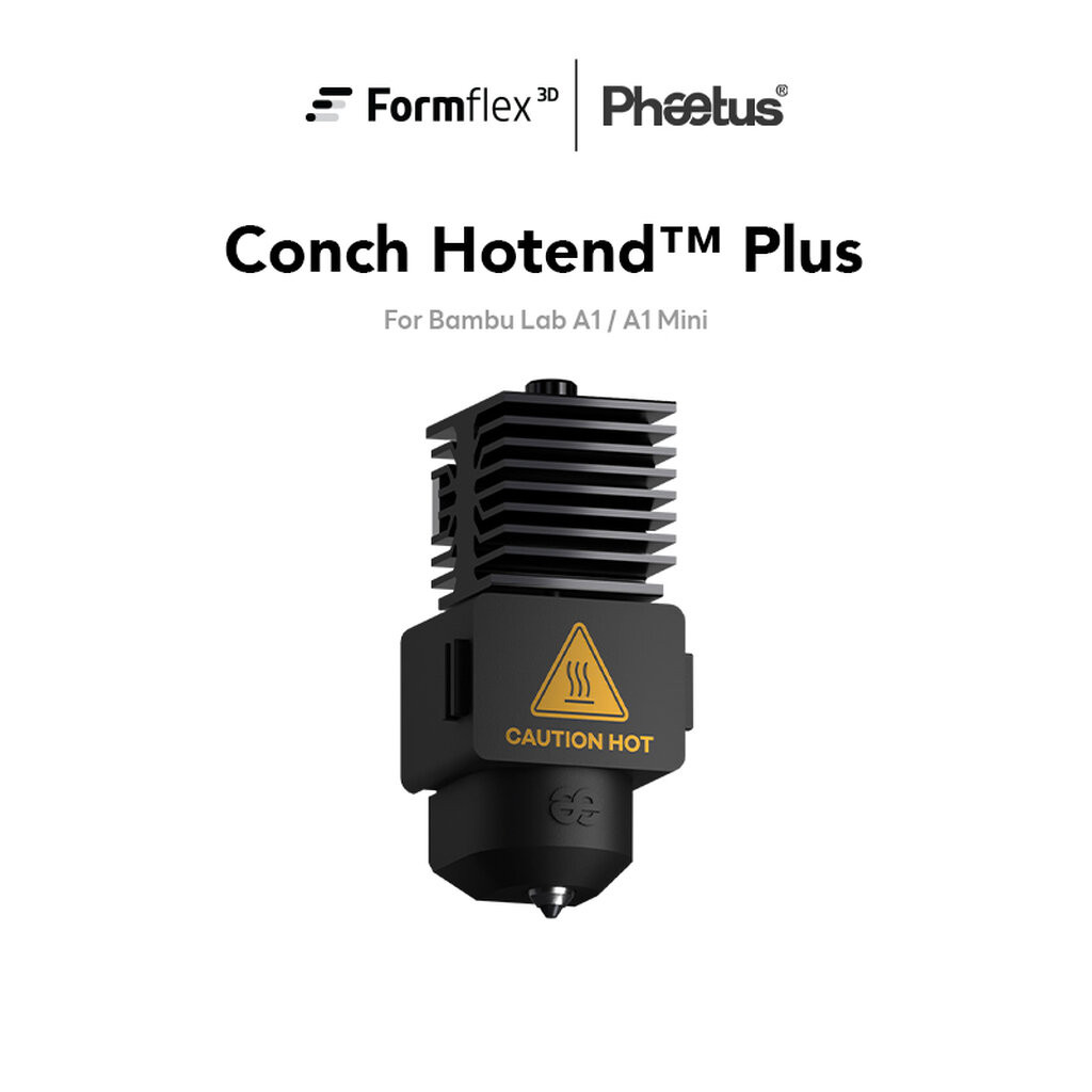 Phaetus Conch Hotend Plus For Bambu Lab A1/A1 Mini (ขนาด 0.4 mm ...