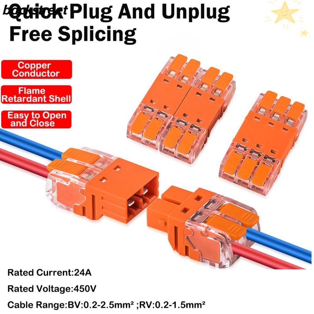 BACKSTAGE Quick Terminal Block, Mini Universal Wire Connector, Quick ...