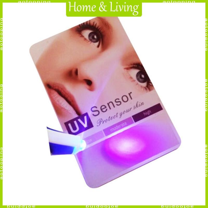 AOTOO 10 ชิ้นชุดสัตว์เลื้อยคลาน Terrarium UVB Test Card UV Light โคมไฟ ...