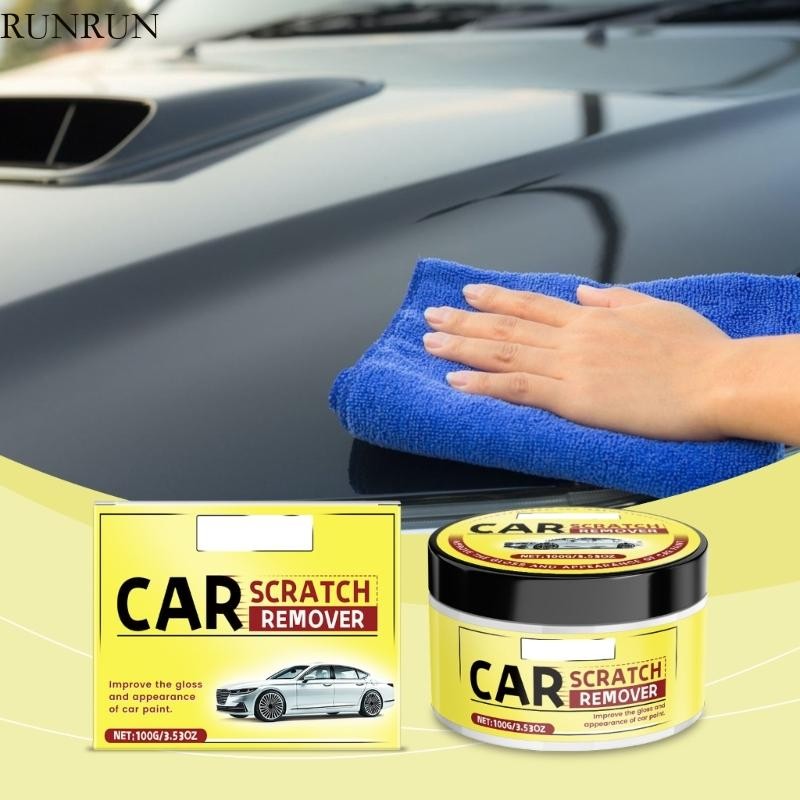 RUN Automotive Rubbing Compound Scratch Remover 100g แว็กซ์ซ่อมแซมรอย ...