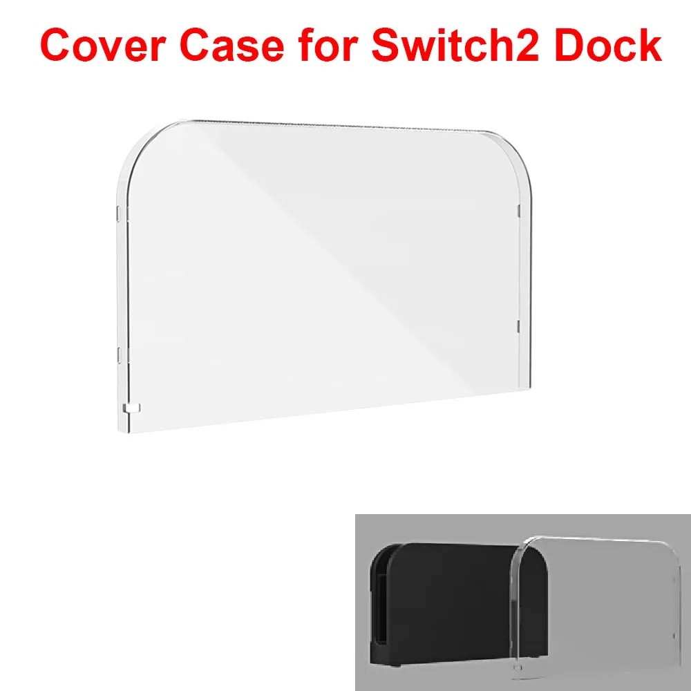 Clear Faceplate สําหรับ Switch 2 แท่นชาร์จ, Hard PC Slim Shell Anti ...