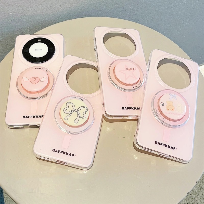 เกาหลีน่ารักการ์ตูน Love Popsocket Magsafe Magnetic Holder ขาตั้งโทรศัพท์ Grip Tok รองรับสําหรับ ...